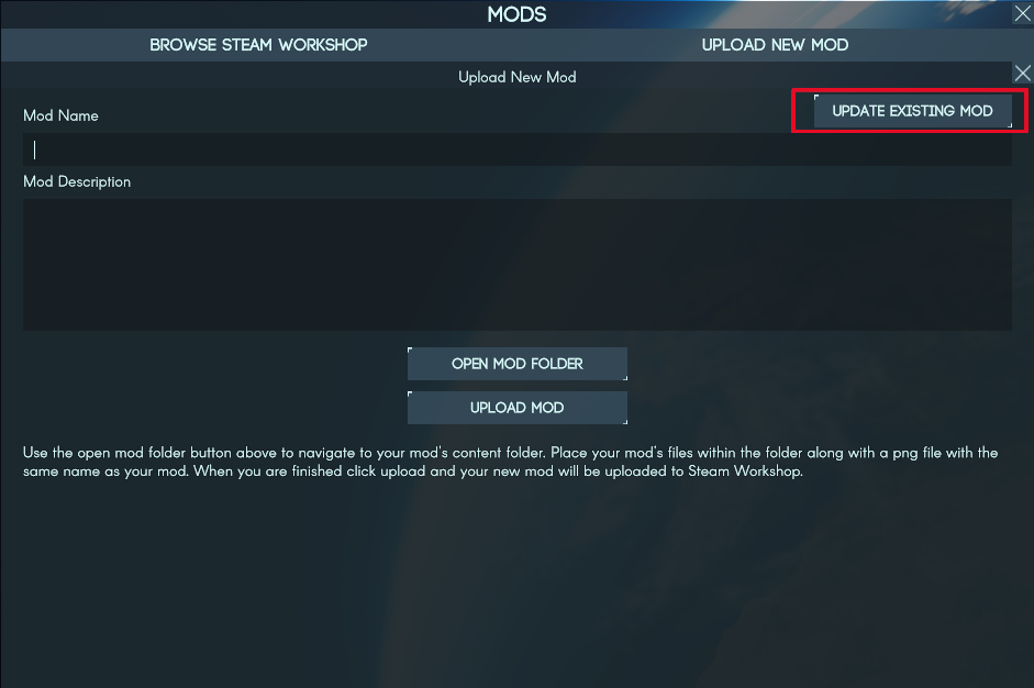 ti-mods/tutorials/Uploading and Updating Workshop Mod.md at main · TROYTRON/ti-mods · GitHub