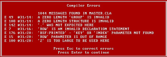Clarion Professional Developer 2.1 - Clarion Compiler Issue Migrating ...