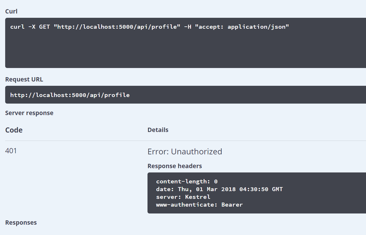 Authorization header not in curl re after authentication · Issue #624 · domaindrivendev/Swashbuckle.AspNetCore · GitHub