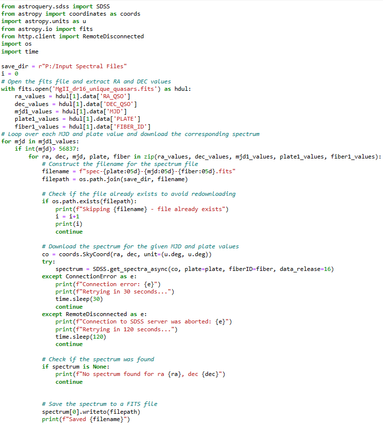 KeyError : 'run2d' · Issue #2708 · astropy/astroquery · GitHub