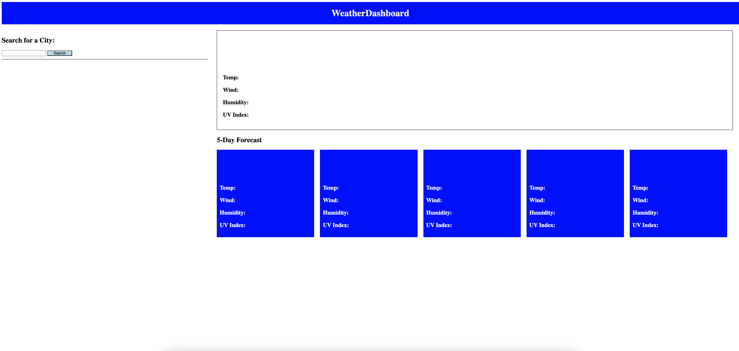 GitHub - AmalEN20/Weather-Dashboard