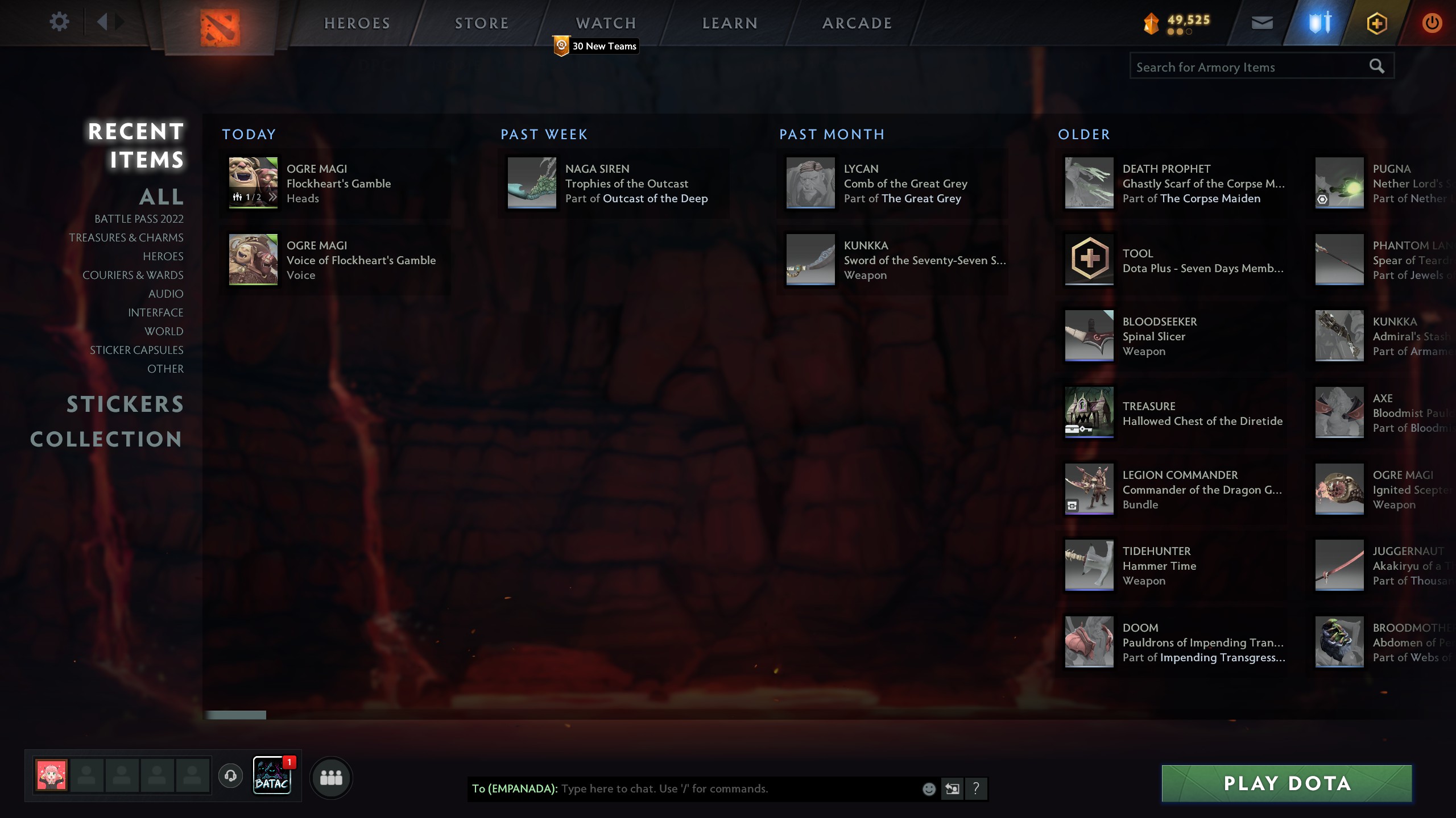 Arcana bug · Issue #4392 · ValveSoftware/Dota2-Gameplay · GitHub