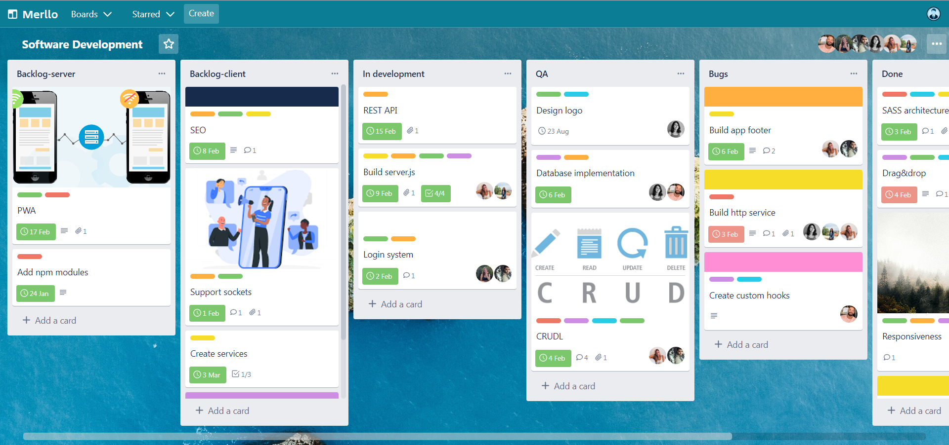 GitHub - BatelKat96/Merllo: Pixel perfect, E2E clone of Trello (React + Node.js)