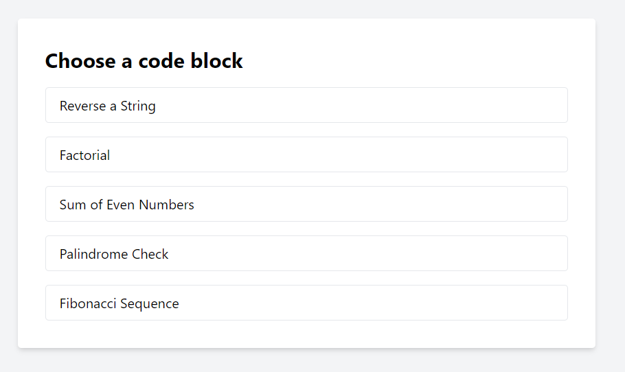 GitHub - Drorka/code-app: Collaboratively edit code blocks with your ...