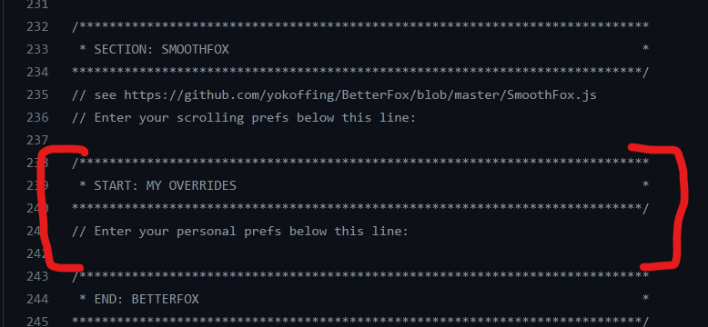 Common Overrides · yokoffing/Betterfox Wiki · GitHub