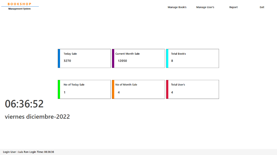 GitHub - LuisRon27/Book_Shop_Management-System: Software development of ...