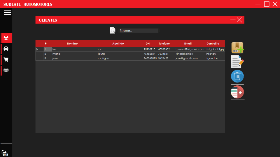 GitHub - LuisRon27/SudesteAutomotores: Software Development of an information system for the ...