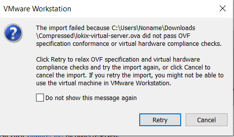 did not pass OVF specification conformance [ESXI 6.7] · Issue #1 ...
