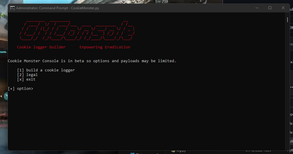 GitHub - ARTHURPR0/CMConsole: Cookie Monster Console also knows as ...