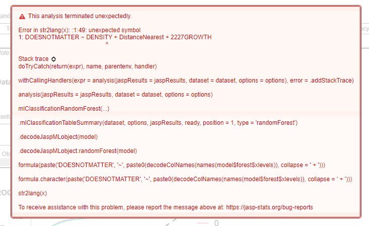 [Bug]: Can't save trained model in random forest classification · Issue #1881 · jasp-stats/jasp ...