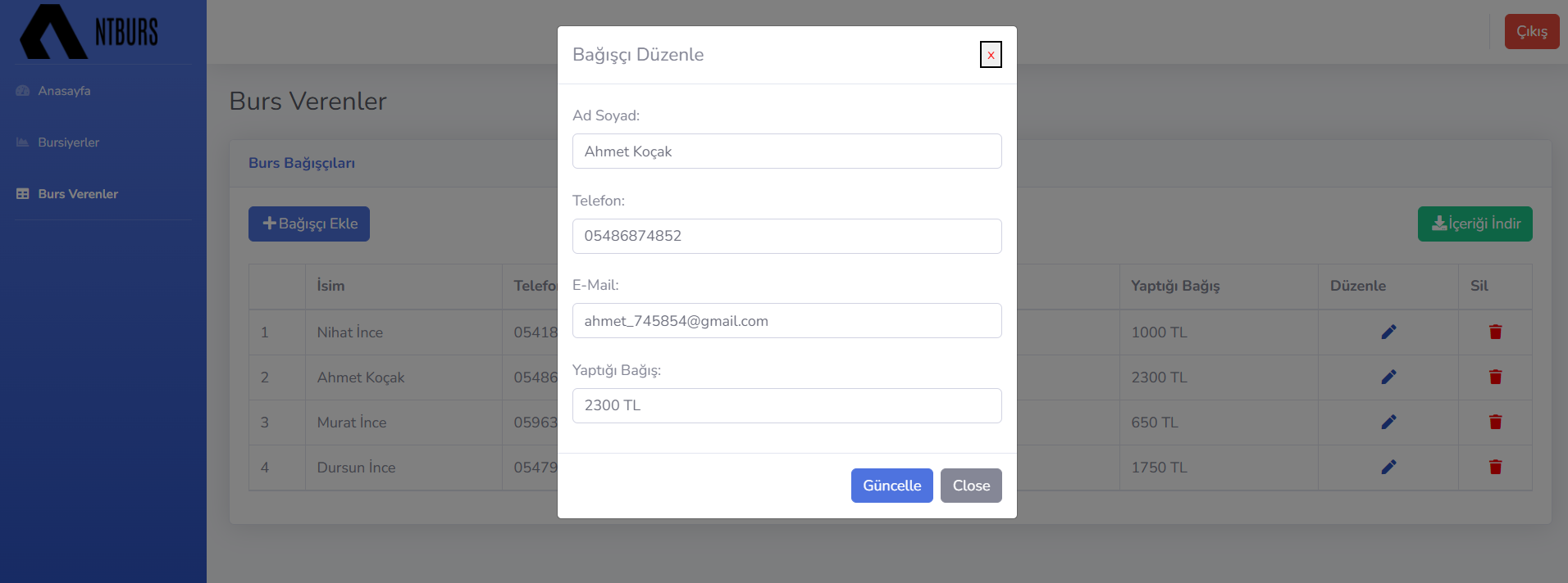 GitHub - nihatince/Burs-Takip-Sistemi