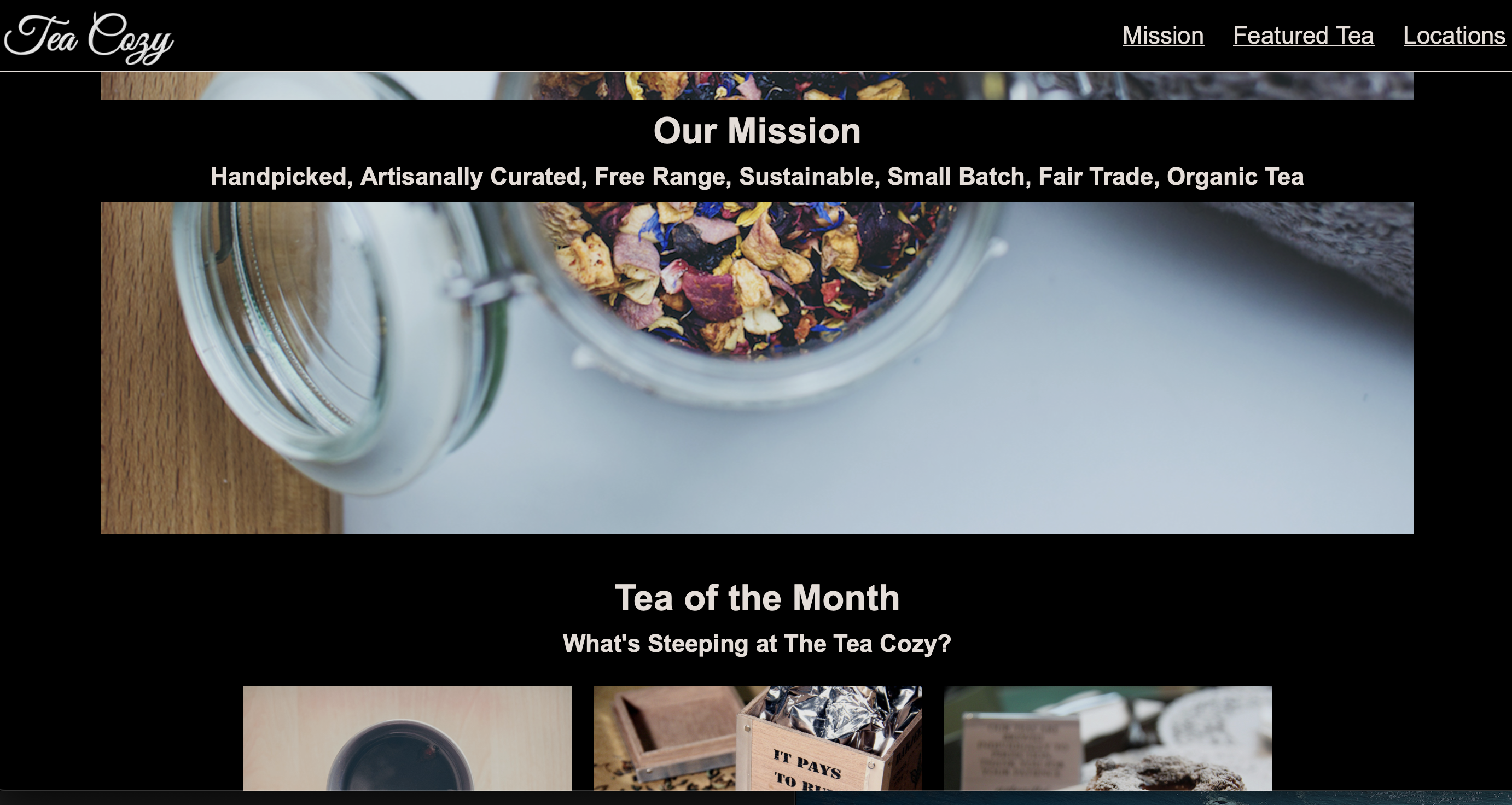 GitHub - mtapirina/mtapirina.github.io-tea-cozy-responsive: fictional tea shop website.