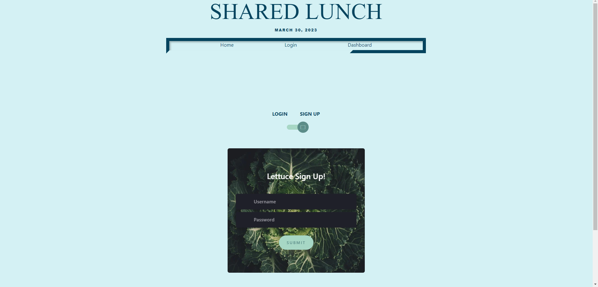 GitHub - jtich40/shared-lunch: Full-stack application that provides a solution for global food ...