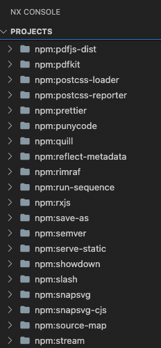 Projects view adds node_modules packages as projects · Issue #1320 ...