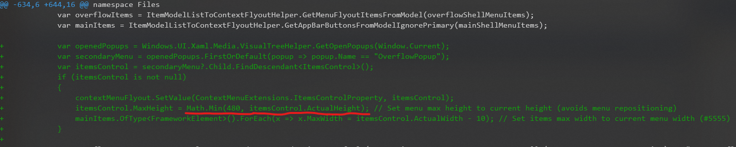 Bug Context Menu Requires You To Scroll Down To See Shell Context Menu 