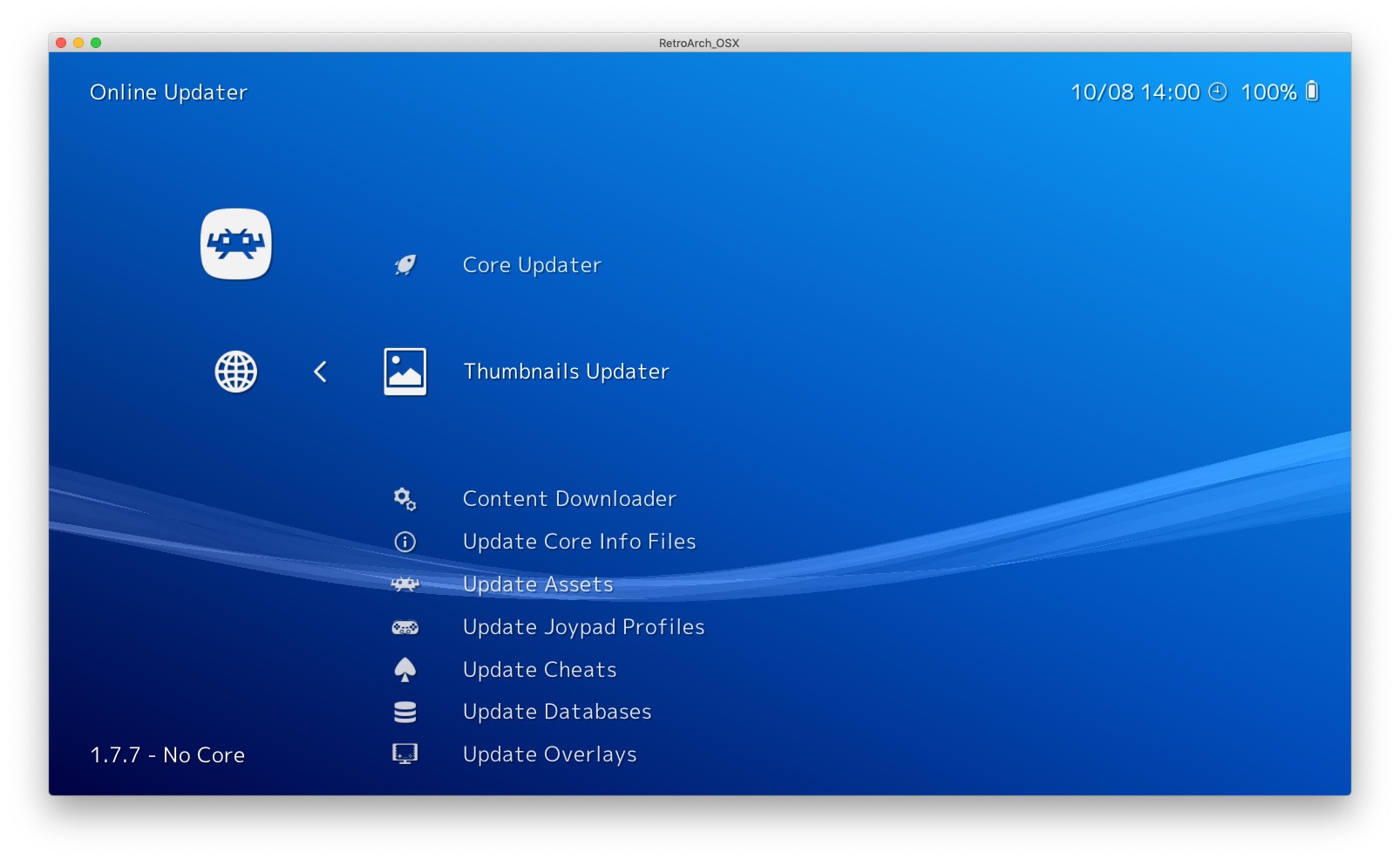 (MacOs) Can't find "Playlist Thumbnails Updater" in the menu · Issue #9276 · libretro/RetroArch ...