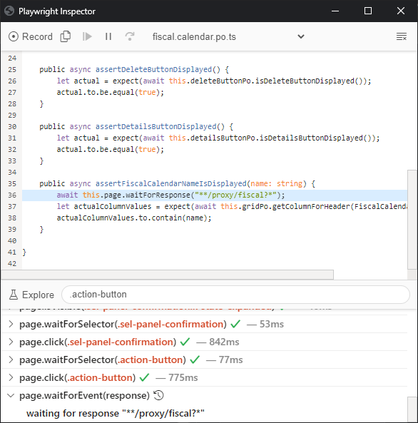 [BUG] Playwright Inspector hangs on waitingForResponse due to slowmo · Issue #6292 · microsoft ...