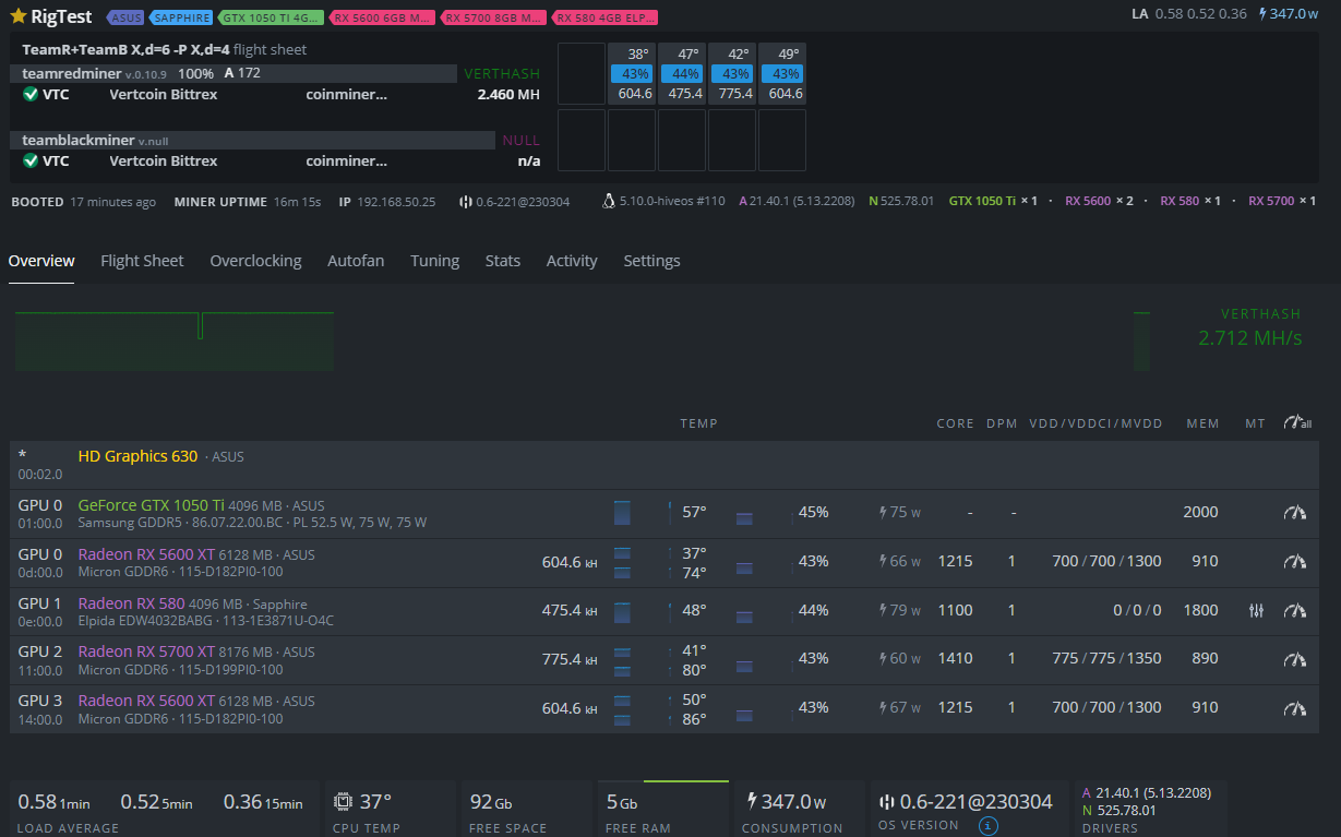 Hide statistics in hiveOS amd card. · Issue #371 · sp-hash/TeamBlackMiner · GitHub