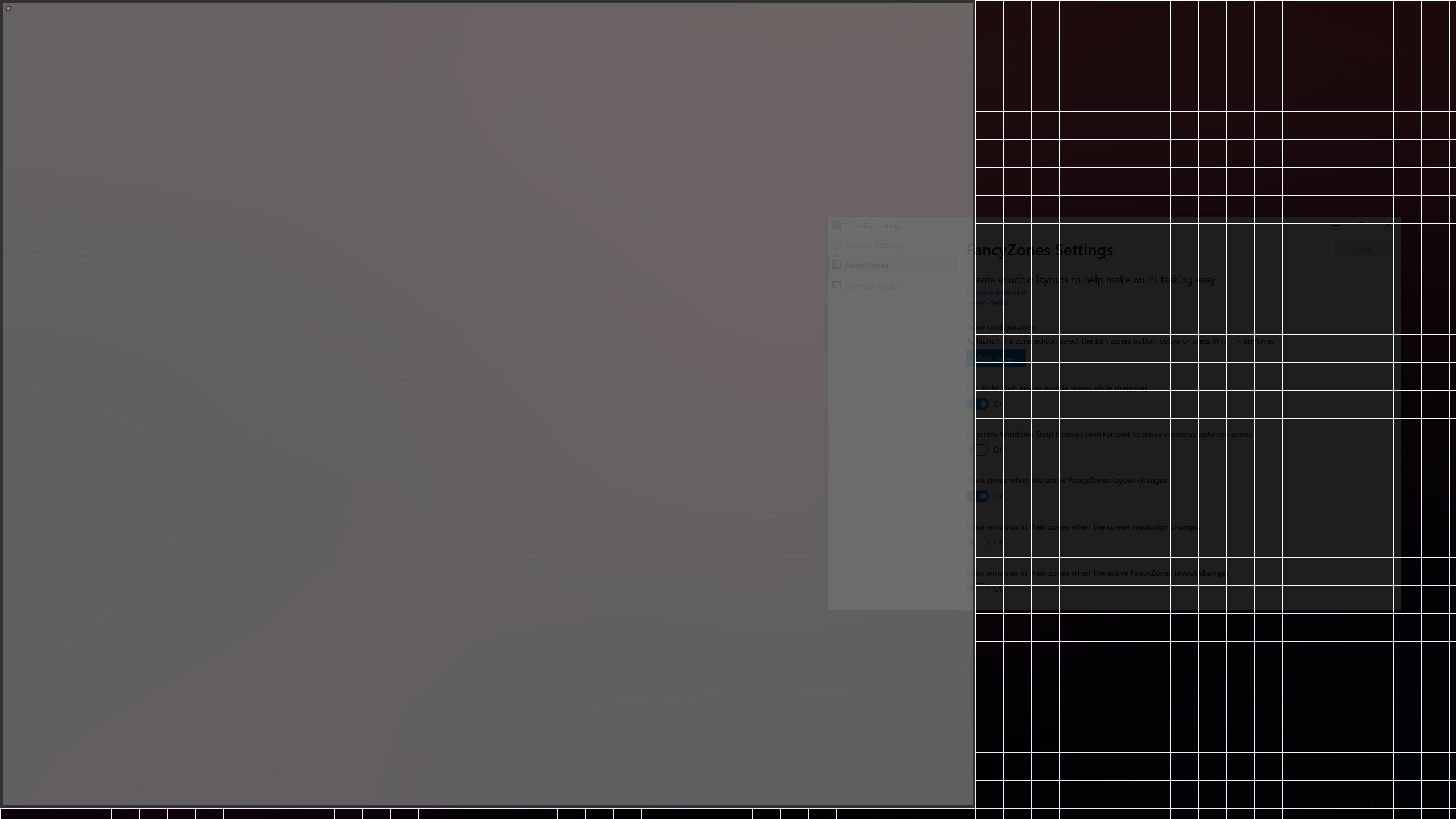 FancyZones: Grid in Edit Mode doesn't fit screen resolution · Issue ...