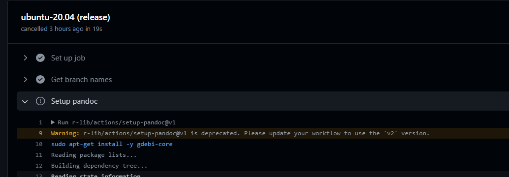 Update workflow version in Setup pandoc · Issue #48 · pharmaverse/sdtmchecks · GitHub