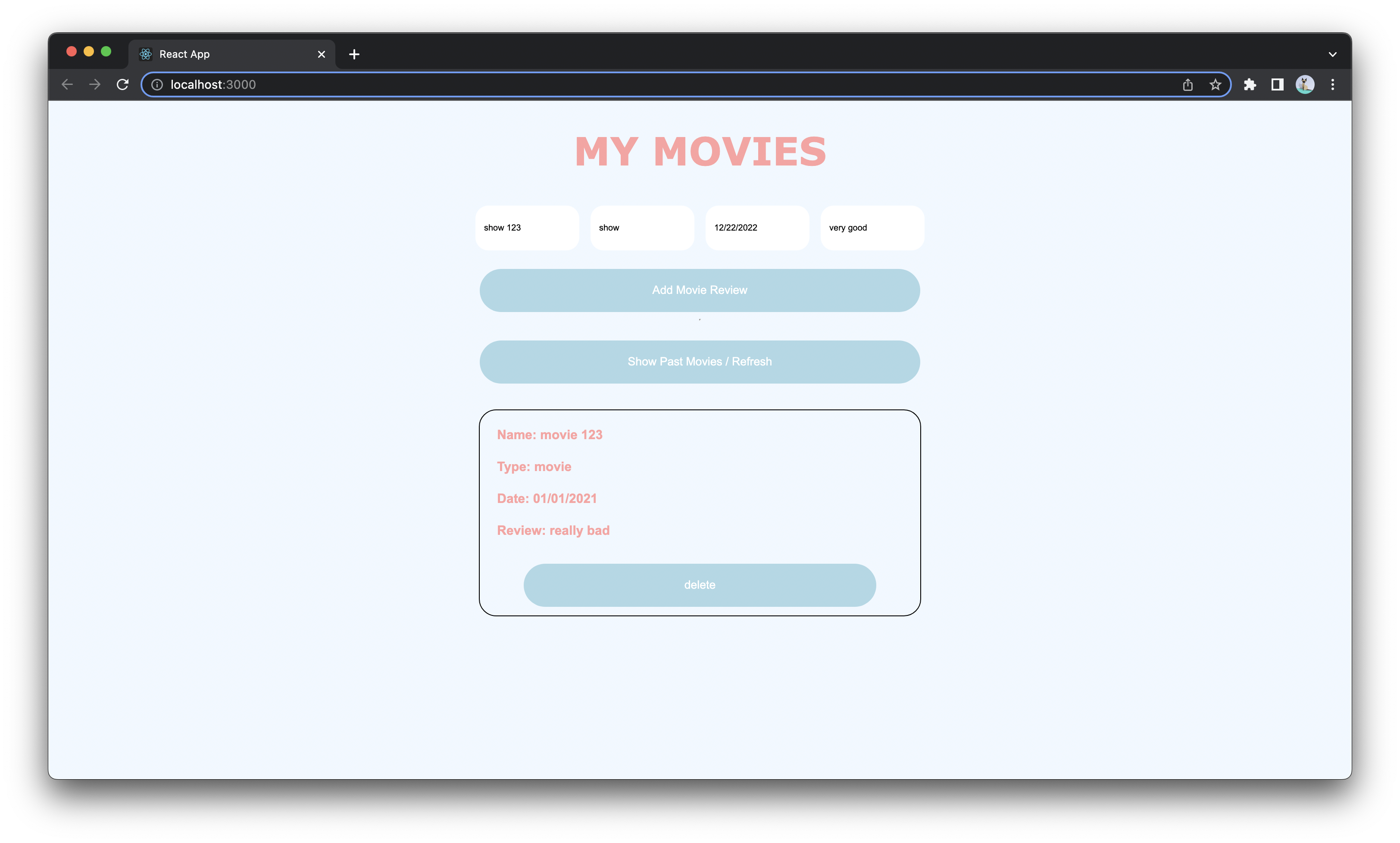GitHub - emilyniee/Movie-Tracker-App: A web app used to keep track of ...