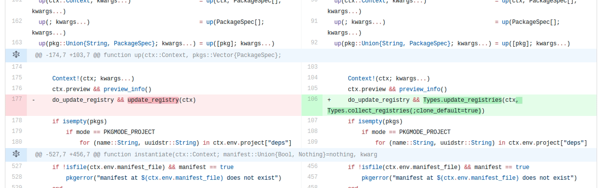 Selecting code in split view should only select from one column · Issue ...