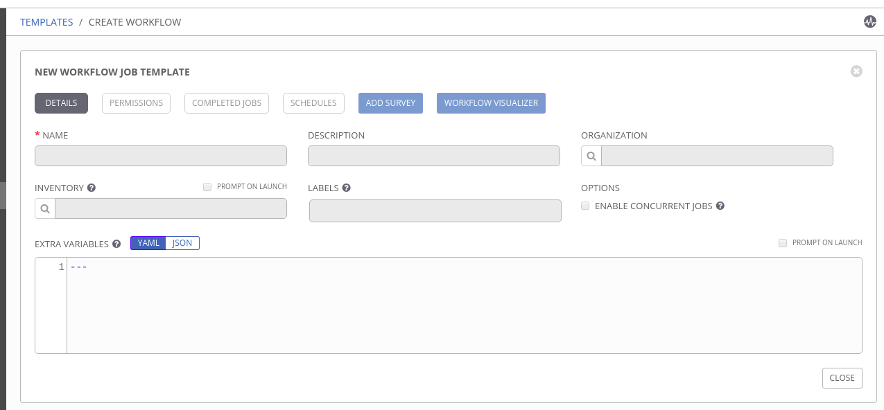 WFJT Create form greyed out for Admin User · Issue #4091 · ansible/awx ...