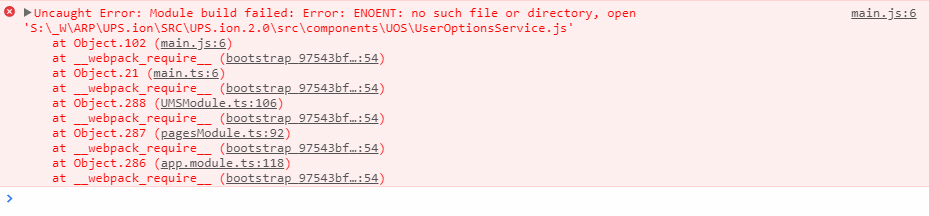 Module build failed: Error: ENOENT main.js · Issue #799 · ionic-team/ionic-app-scripts · GitHub