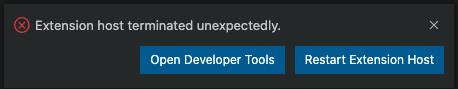 Shared Process and Extension Host terminated unexpectedly with SIGTERM · Issue #143623 ...