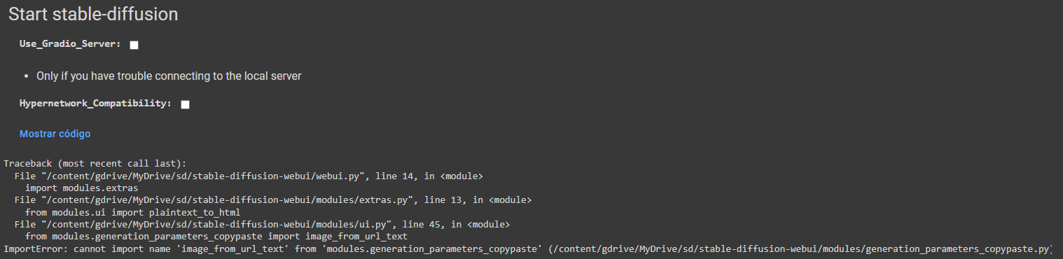 Since last update I can't get it running. · Issue #289 · TheLastBen/fast-stable-diffusion · GitHub