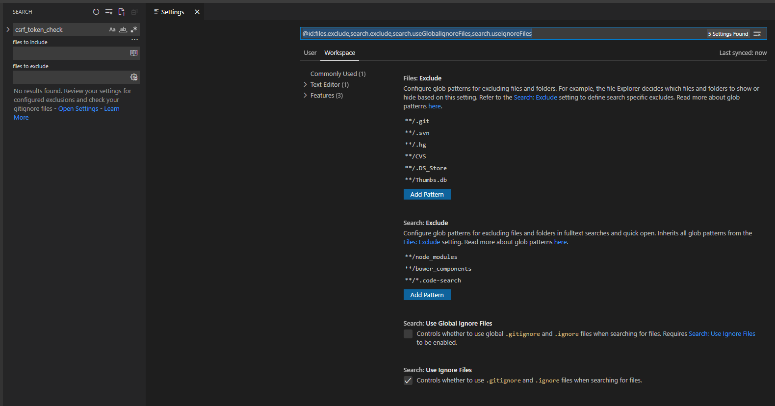 search doesn't work · Issue #139493 · microsoft/vscode · GitHub