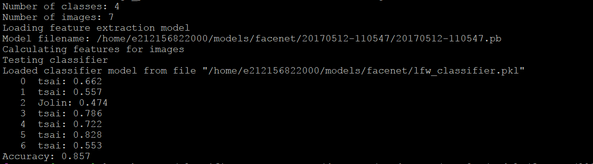 Src Classifier Py Prints The Filename · Issue 439 · Davidsandberg Facenet · Github