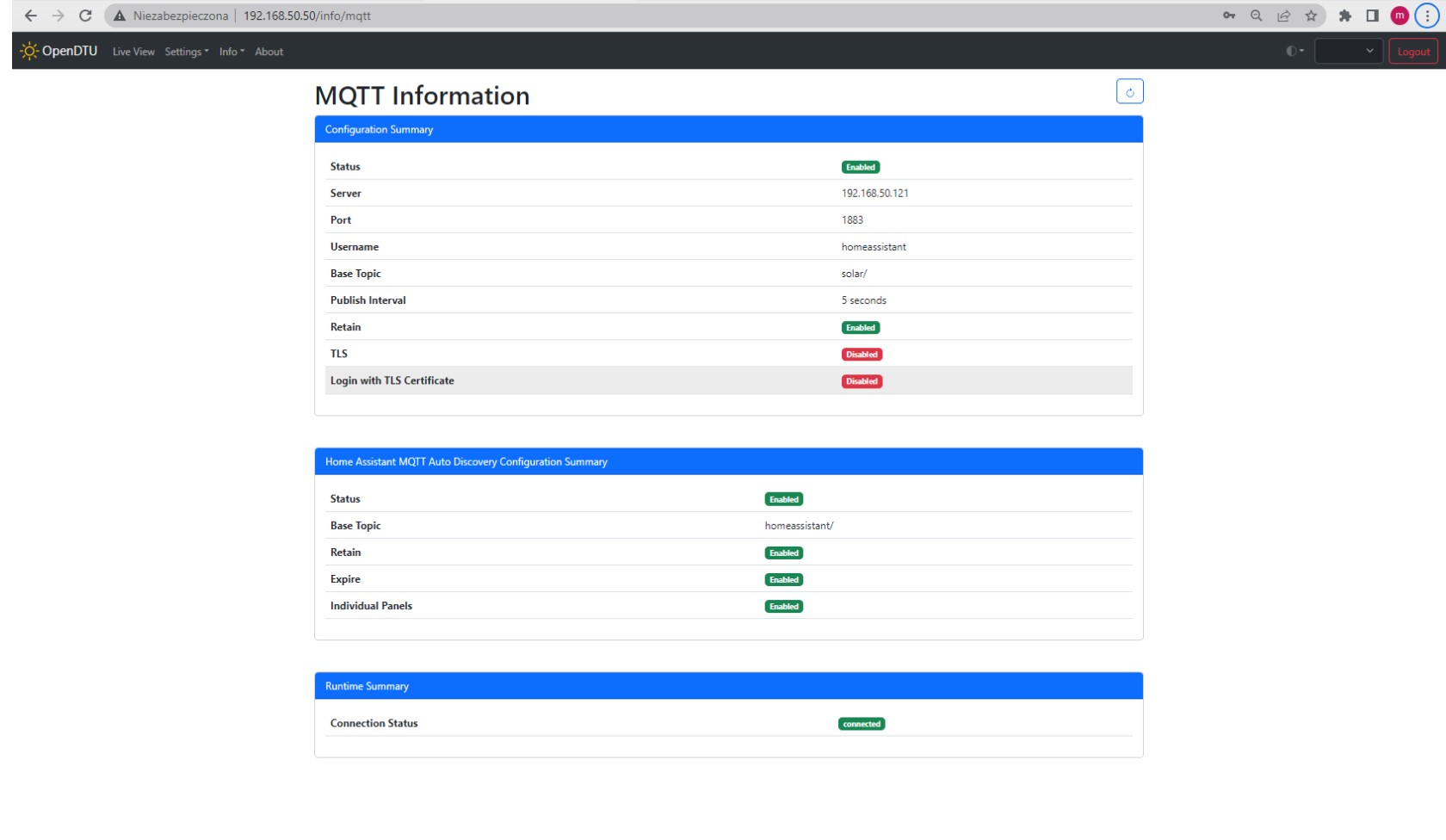 MQTT / Homeassistant · tbnobody OpenDTU · Discussion #156 · GitHub