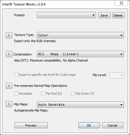 DXGI_FORMAT_BC1_UNORM_SRGB to DXGI_FORMAT_BC1_UNORM and back · Issue #72 · microsoft/DirectXTex ...