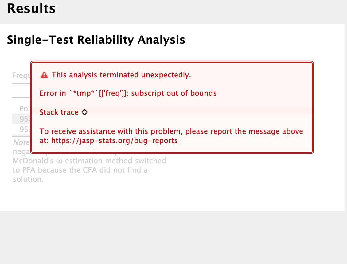 [Bug]: reliability error message with outdated version of JASP · Issue #1878 · jasp-stats/jasp ...