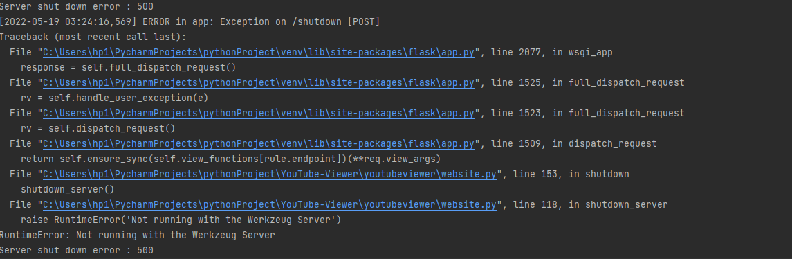 Bot crashing after sometime · Issue #379 · MShawon/YouTube-Viewer · GitHub