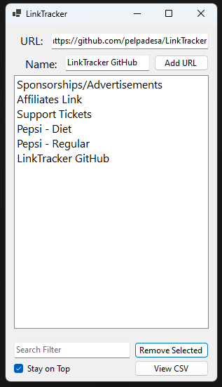 GitHub - pelpadesa/LinkTracker: A lightweight link-tracking program ...