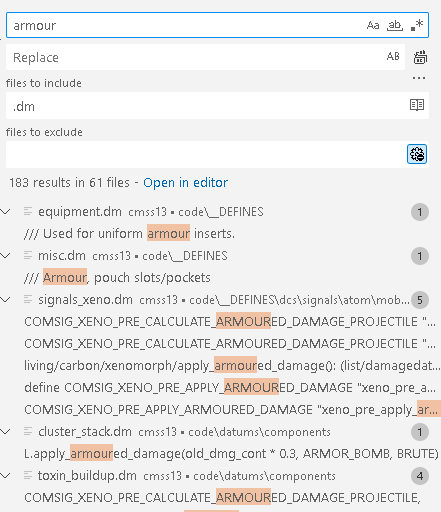 armour in the code instead of armor and colour instead of color. · Issue #3047 · cmss13-devs ...