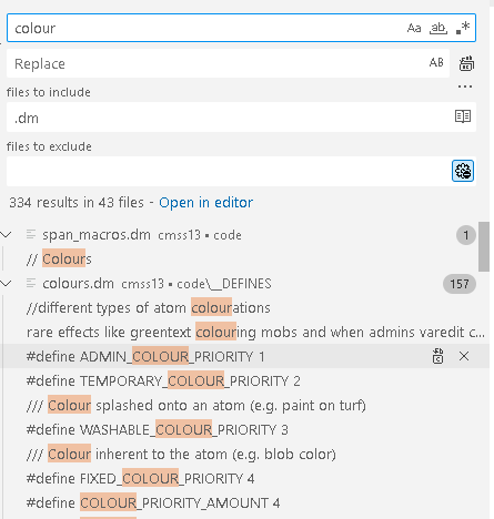 armour in the code instead of armor and colour instead of color ...