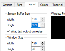 Input needs to be length-limited so it fits into console buffer · Issue ...