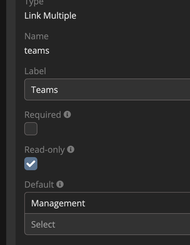 Teams not set to default values if field is read only · Issue #2855 · espocrm/espocrm · GitHub