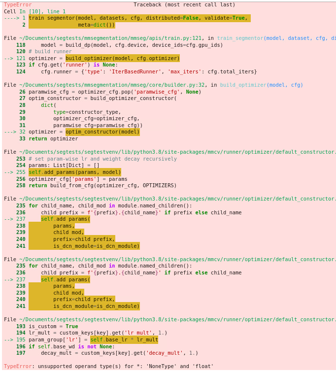 Setting Different Learning Rate for Backbone and Heads · Issue #2239 · open-mmlab/mmsegmentation ...