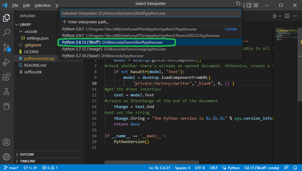 GitHub - jaidevparmar/liboff: LibreOffice + Python + VSCode