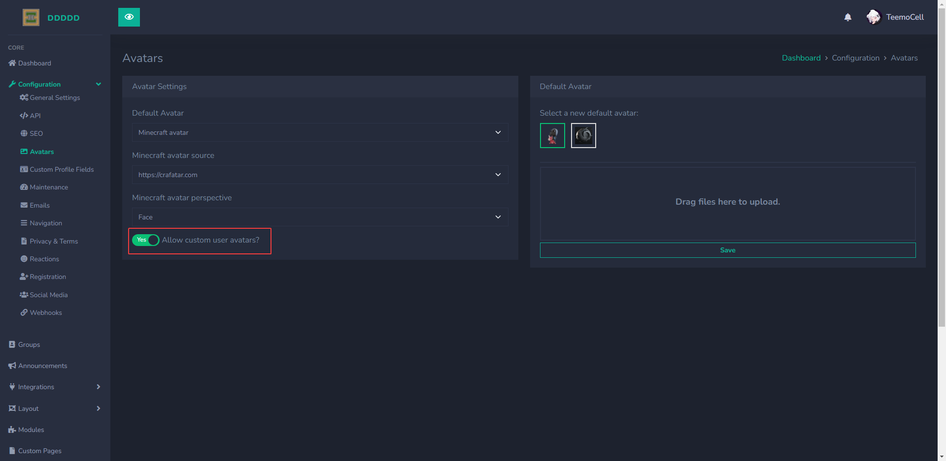 Wrong Avatar · Issue #2562 · NamelessMC/Nameless · GitHub