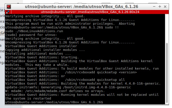 Problemas para instalar los GuestAdditions en la VM · Issue #2302 · sisoputnfrba/foro · GitHub