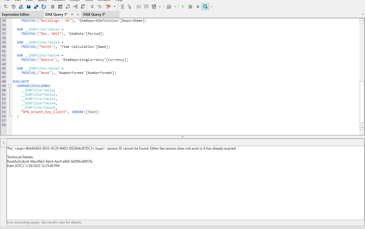 DAX Query - Option to re-connect · Issue #803 · TabularEditor/TabularEditor3 · GitHub