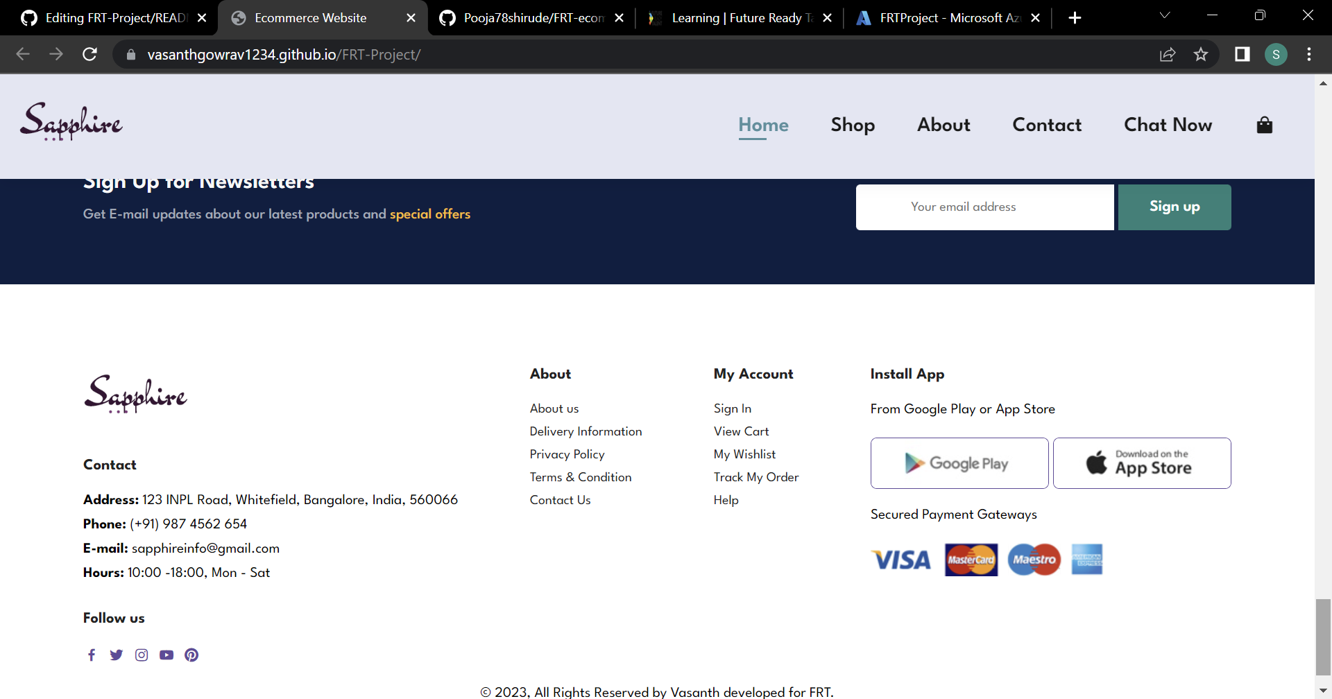 GitHub - VasanthGowrav1234/FRT-Project