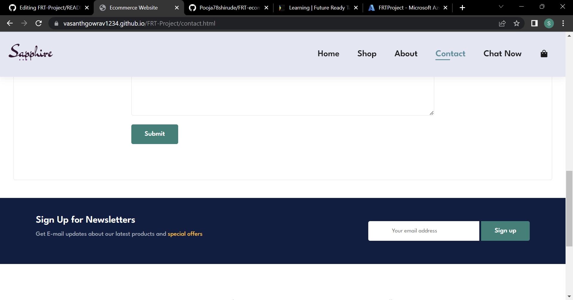 GitHub - VasanthGowrav1234/FRT-Project