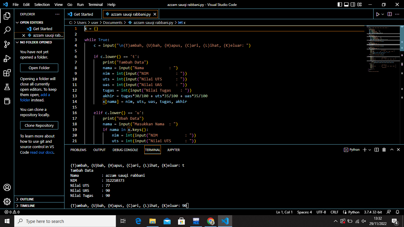 GitHub - azzamsauqirabbani/praktikum-5-azzam-sauqi
