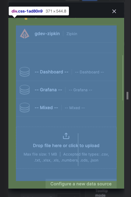 Dashboards: Padding not respected when scroll in `y` in the New DS Picker modal · Issue #67948 ...